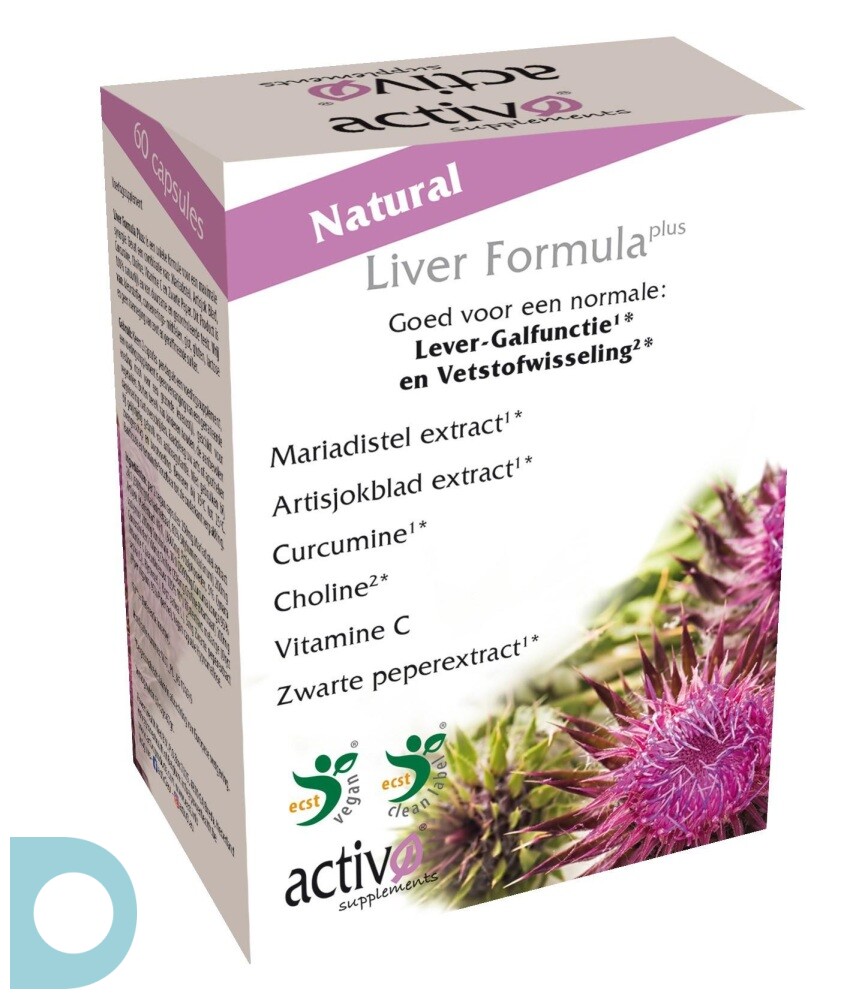 Activo Lever Formule Plus Capsules 60VCP | De Online Drogist