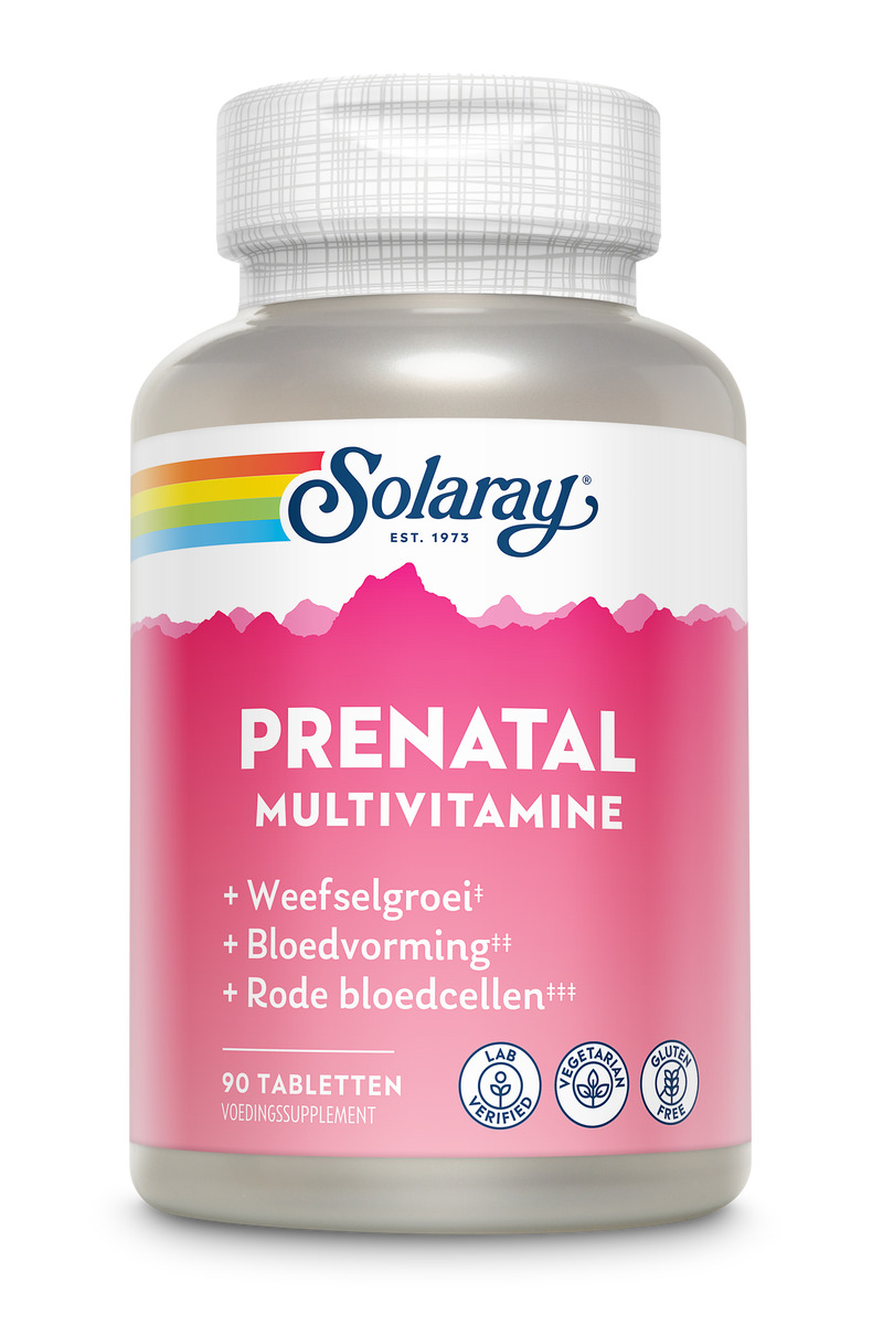 Solaray Multivitamine Prenatal Tabletten kopen bij De Online Drogist