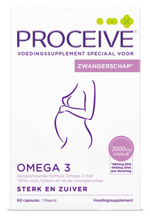 Proceive Zwanger Omega 3 Capsules (60cp) | De Online Drogist