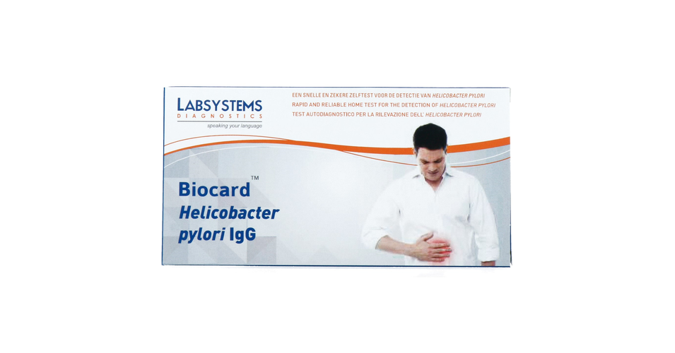 Biocard Helicobacter Pylori IgG Zelftest kopen bij De Online Drogist