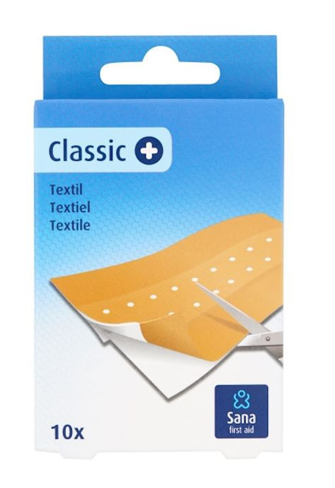 Sana First Aid Wondpleister Classic 10 x 6 cm kopen bij De Online Drogist