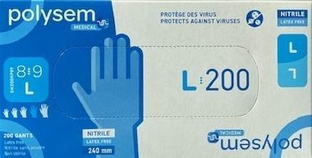 Polysem Nitril Handschoenen Maat L | De Online Drogist