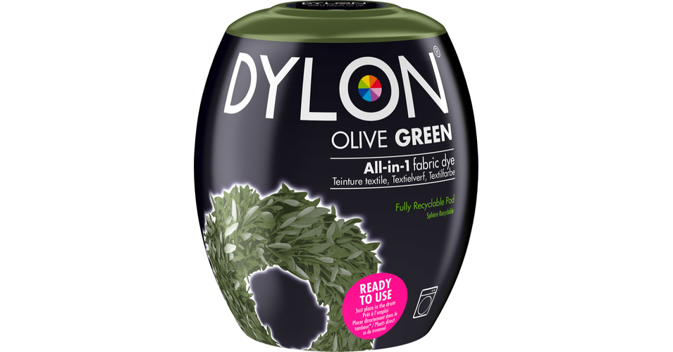 Dylon Olive Green All-in-1 Textielverf (350gr) | De Online Drogist