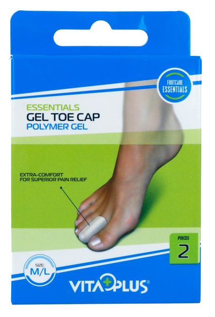 Vitaplus Essentials Gel Toe Cap Polymer Gel maat M/L 2ST kopen bij De ...