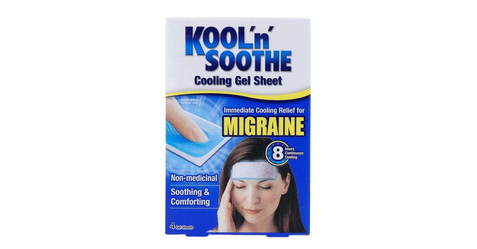Cura Cool Kool 'n Soothe Migraine Strips (2st) | De Online Drogist