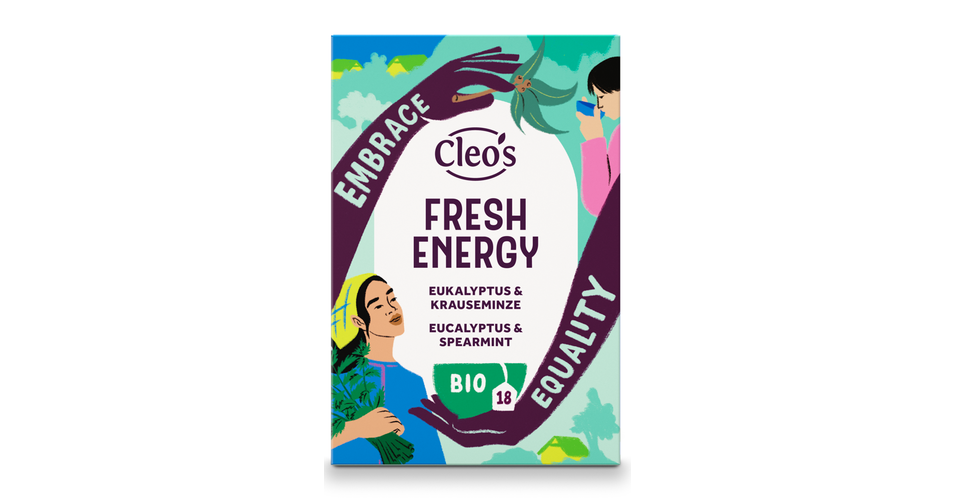 Cleo's Fresh Energy Eucalyptus & Spearmint Bio (18zk) | De Online Drogist