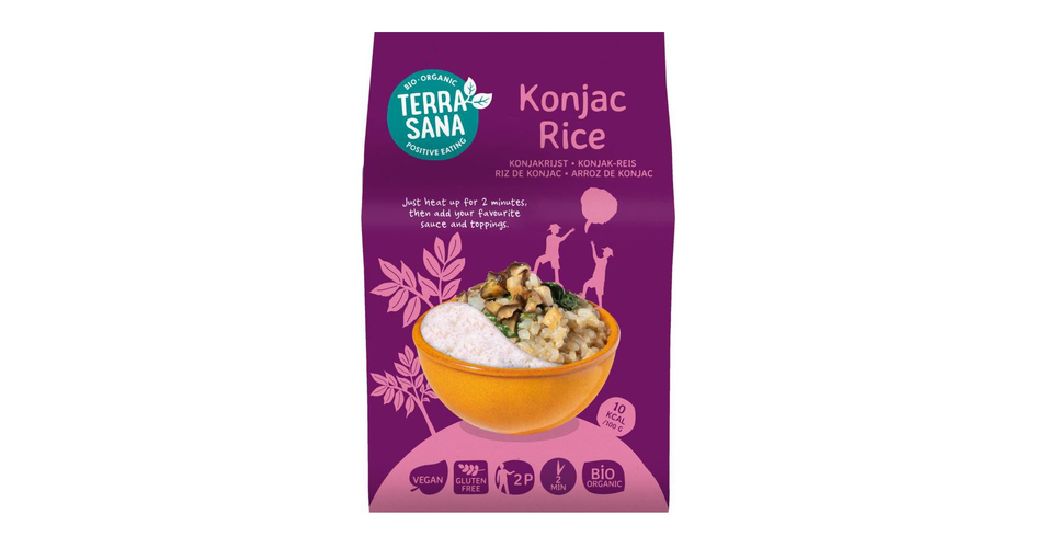 TerraSana Konjac Rice (250gr) | De Online Drogist