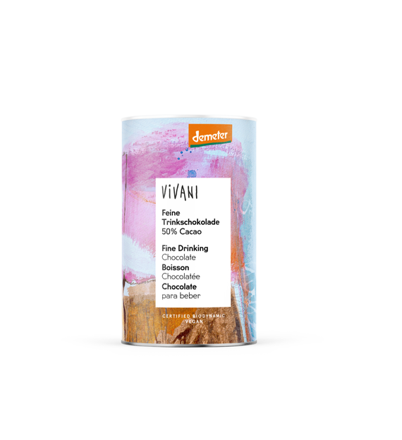 Vivani Fine Drinking Chocolate 50% Cacao (300gr) kopen bij De Online Drogist