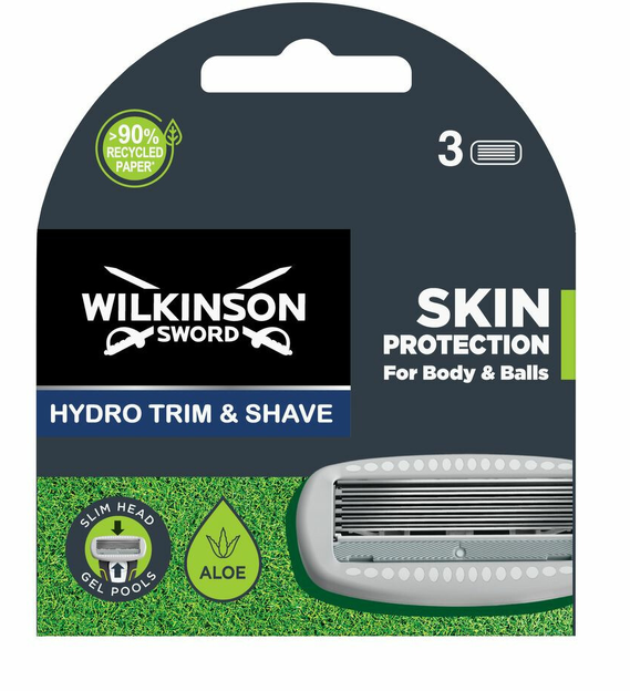 Wilkinson Hydro Trim & Shave Skin Body & Balls Mesjes (3st) De Online ...