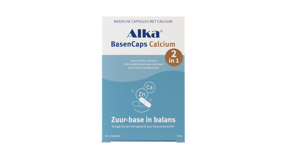 Alka BasenCaps Calcium 2in1 Capsules (60st) | De Online Drogist