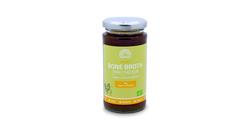 Mattisson HealthStyle Thai Chicken Bone Broth (240ml) kopen bij De ...