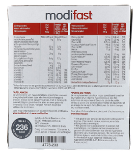 Modifast Weight Control Reep Caramel (6st) | De Online Drogist