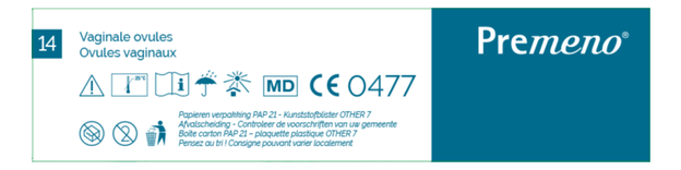 Premeno Vaginale Ovules (14st) kopen bij De Online Drogist