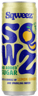 SQWZ Sqweez Lemon Ginger No Added Sugar (250ml) | De Online Drogist