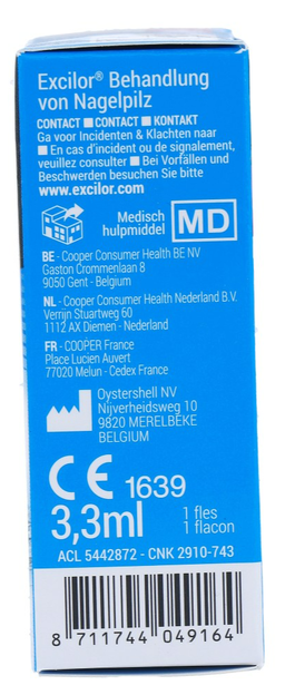 Excilor Kalknagel Enriched Solution (3,3ml) kopen bij De Online Drogist