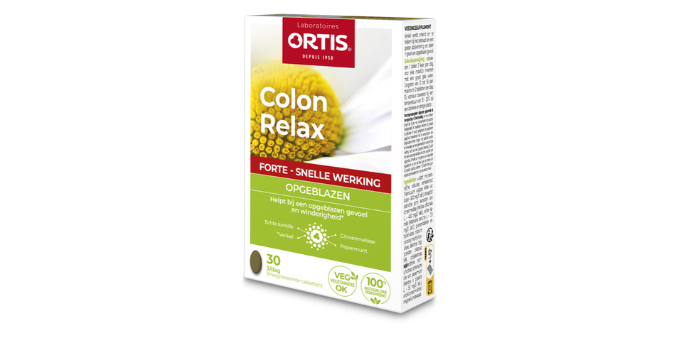 Ortis Colon Relax Forte Tabletten 30TB | voordelig online kopen | De ...