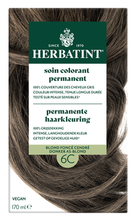 Herbatint Permanente Haarkleuring Donker As-Blond 6C (150ml) | De ...