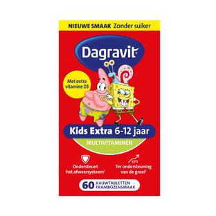 Dagravit Kids Extra 6-12 jaar Multivitaminen Kauwtabletten 60ST kopen ...
