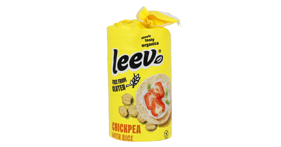 Leev Chickpea With Rice Wafels (100gr)