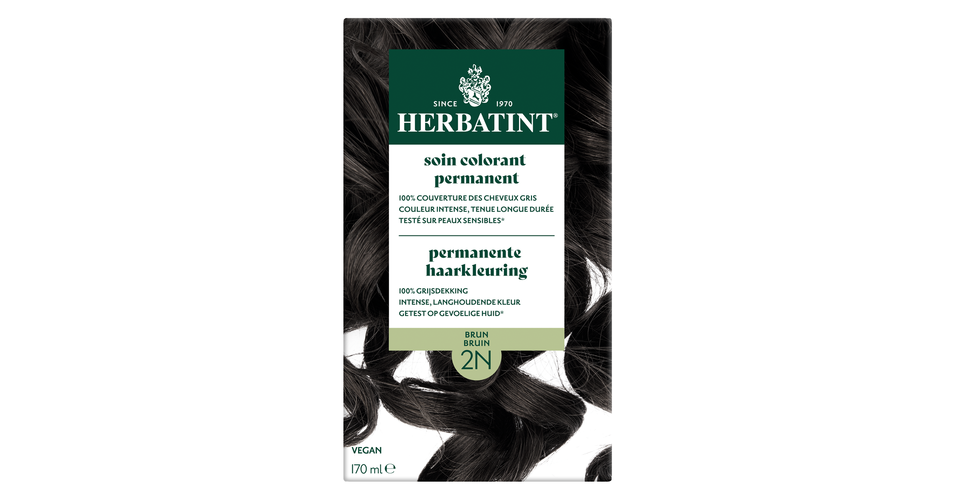 Herbatint Permanente Haarkleuring Bruin 2N (170ml) | De Online Drogist