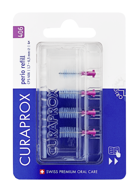 Curaprox Rager Perio Refill 406 (4st) kopen bij De Online Drogist
