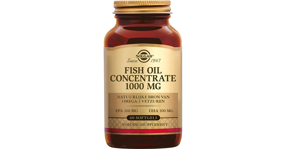 Solgar Fish Oil Concentrate 1000mg | 60 Softgels | Omega-3 EPA & DHA