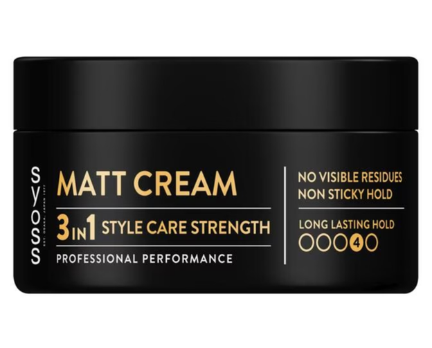 Syoss Matt Cream Paste 100ML | Sterke Hold Voor Matte Haarstyling