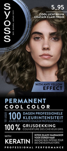 Syoss Permanent Cool Color 5-95 Cool Lichtbruin | Haarverf voor koel bruin haar