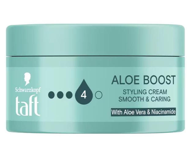 Schwarzkopf Taft Aloe Boost Smooth & Caring Styling Cream (100ml)