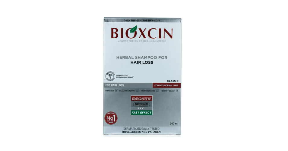 Bioxcin Herbal Shampoo For Hair Loss Dry Normal Hair (300ml)