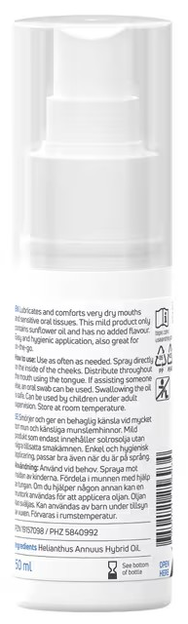 TePe Lubricating Mondspray Zonnebloemolie (50ml) | Verzorgende Mondspray