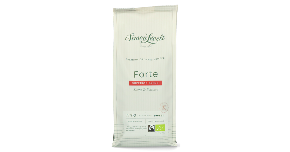 Simon Levelt Forte Superior Bio Koffie 500gr | Strong & Balanced Medium ...