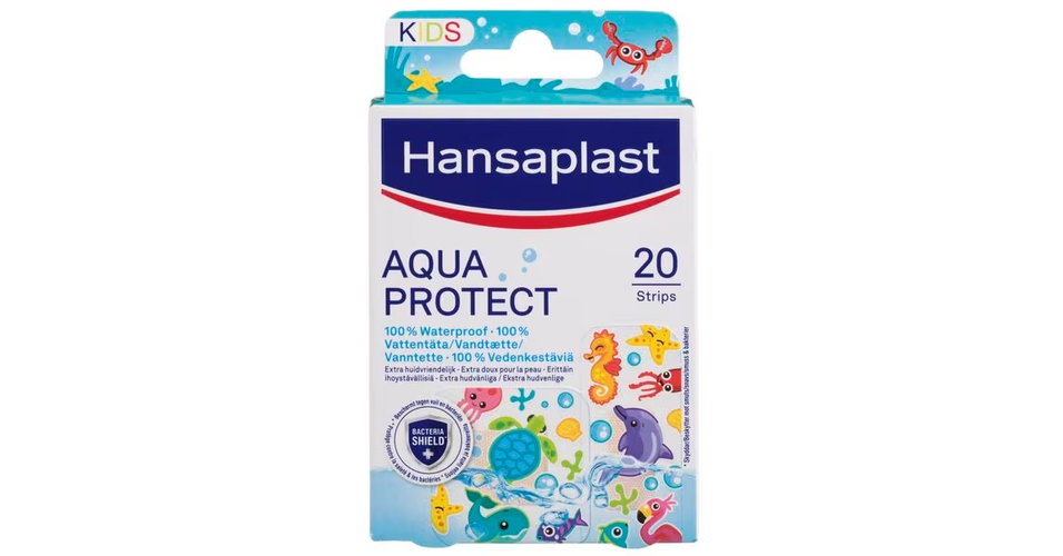 Hansaplast Aqua Protect Kids Pleisters (20st) | 100% waterproof