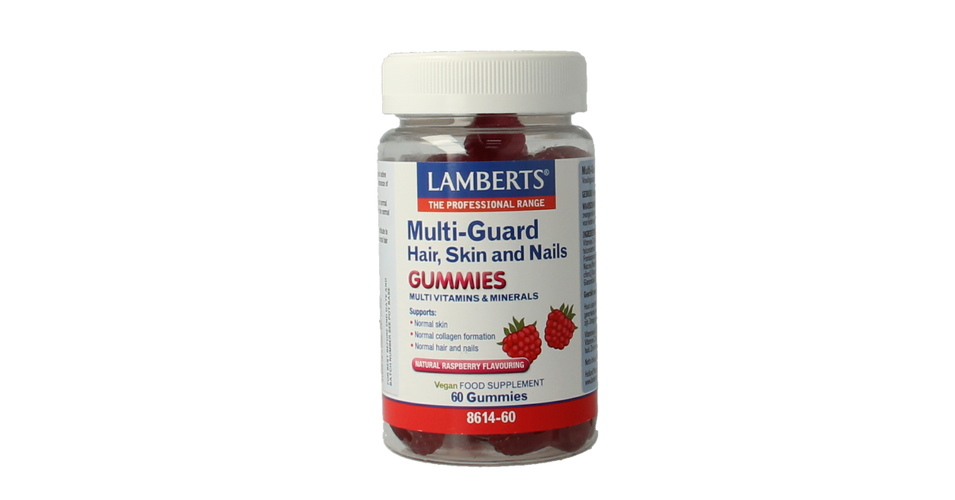 Lamberts Multi-Guard Haar, Huid, Nagels Gummies (60 stuks)