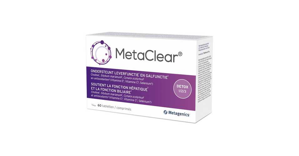 Metagenics MetaClear Tabletten 60TB | Voedingssupplement