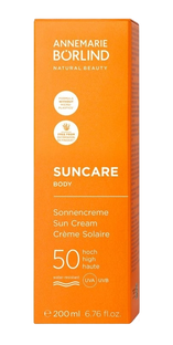 Annemarie Borlind Suncare Body Suncream SPF50 (200ml) | Waterproof