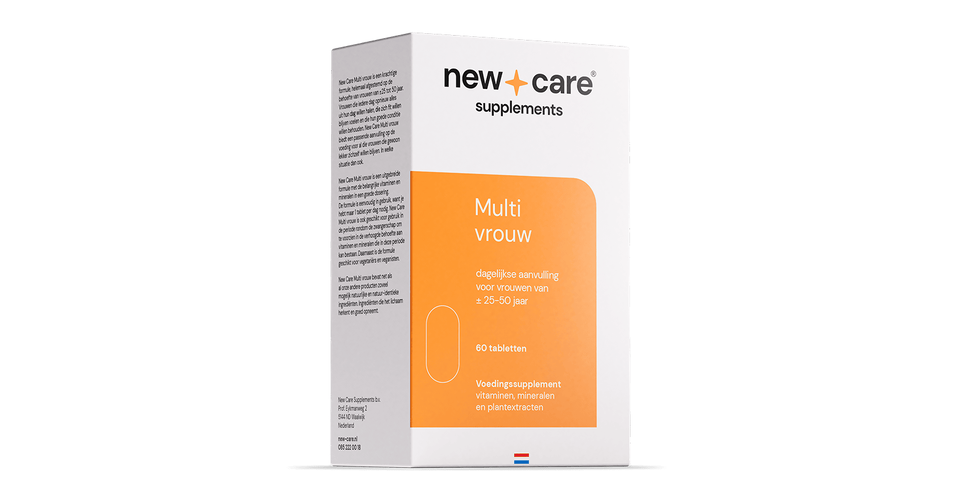 New Care Multi Vrouw Tabletten 60TB | Complete dagelijkse multi