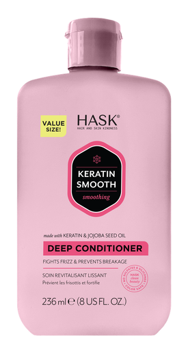 Hask Keratin Smooth Deep Conditioner (236ml) | Versterkend