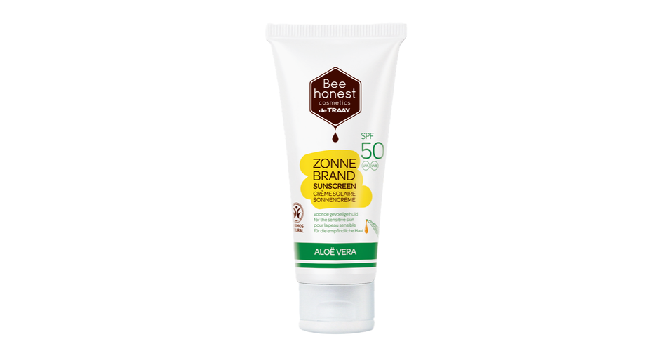 Bee Honest Zonnebrandcrème Aloë Vera SPF50 100ML | Natuurlijk