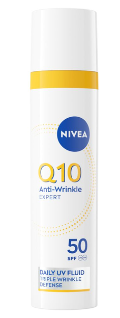 Nivea Q10 Expert Daily Anti-UV Fluid SPF50 40ML | Beschermt