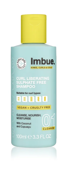 Imbue Curl Liberating Sulphate Free Shampoo 100ML | Krullen