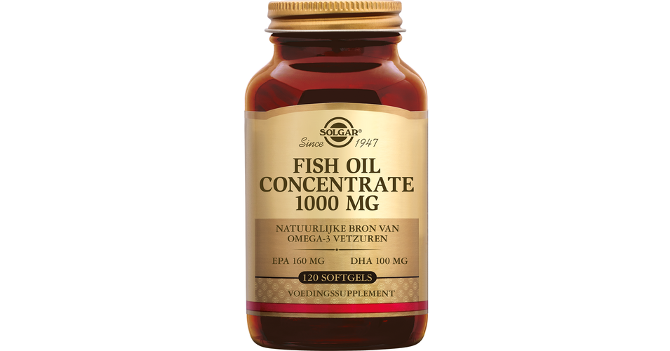 Solgar Fish Oil Concentrate 1000 mg Softgels 120SG | Visolie