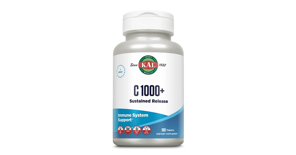 Kal Vitamine C1000 Plus Tabletten 100ST | Met Rozenbottel