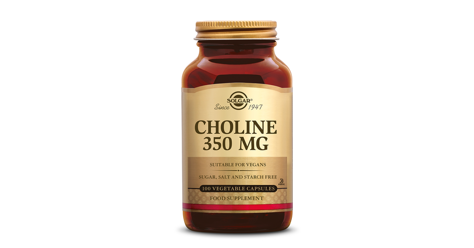 Solgar Choline 350 mg Capsules (100 stuks) | Vegan