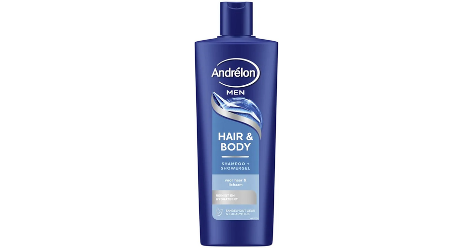 Andrelon Shampoo Men Hair & Body 400ML - 2-in-1