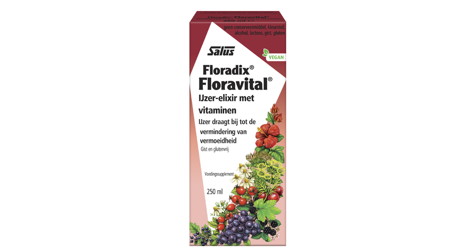 Salus Floradix Floravital 250ml kopen bij De Online Drogist