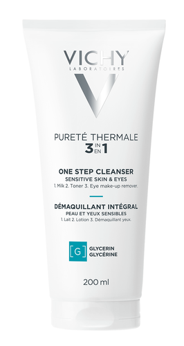 Vichy Pureté Thermale 3in1 One Step Cleanser Sensitive Skin & Eyes (200ml)