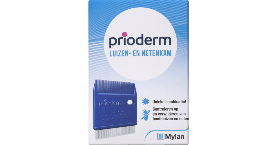 Prioderm Luizen- En Netenkam (1st) | Effectieve Kam Voor Luizen ...
