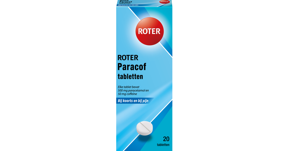 Roter Paracof Tabletten 500mg / 50mg (20 stuks) | De Online Drogist