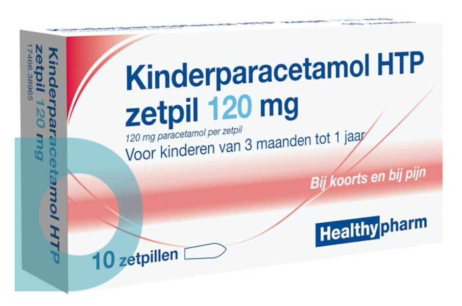 Healthypharm Kinderparacetamol Zetpil 120mg